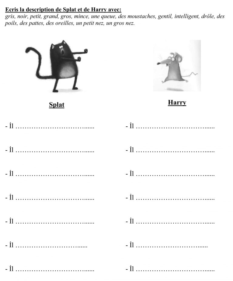 Splat le chat – La ptite ecole du FLE